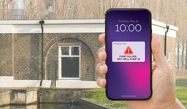 Remote Monitoring Enables Phone Tracking of Unattended Lift Stations